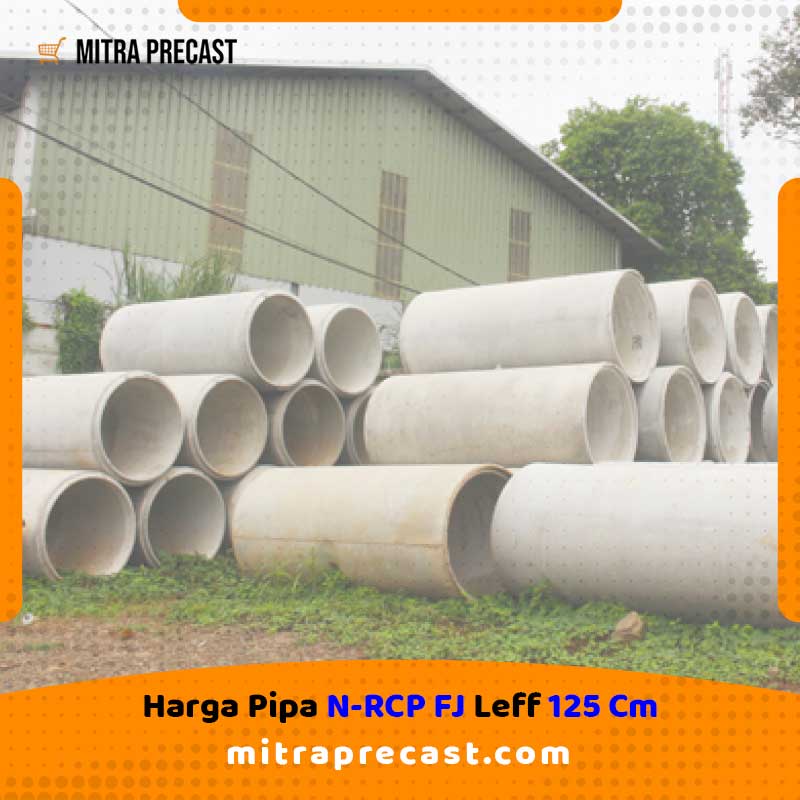 Harga Pipa N-RCP Flush Joint 125 Cm - Mitra Precast